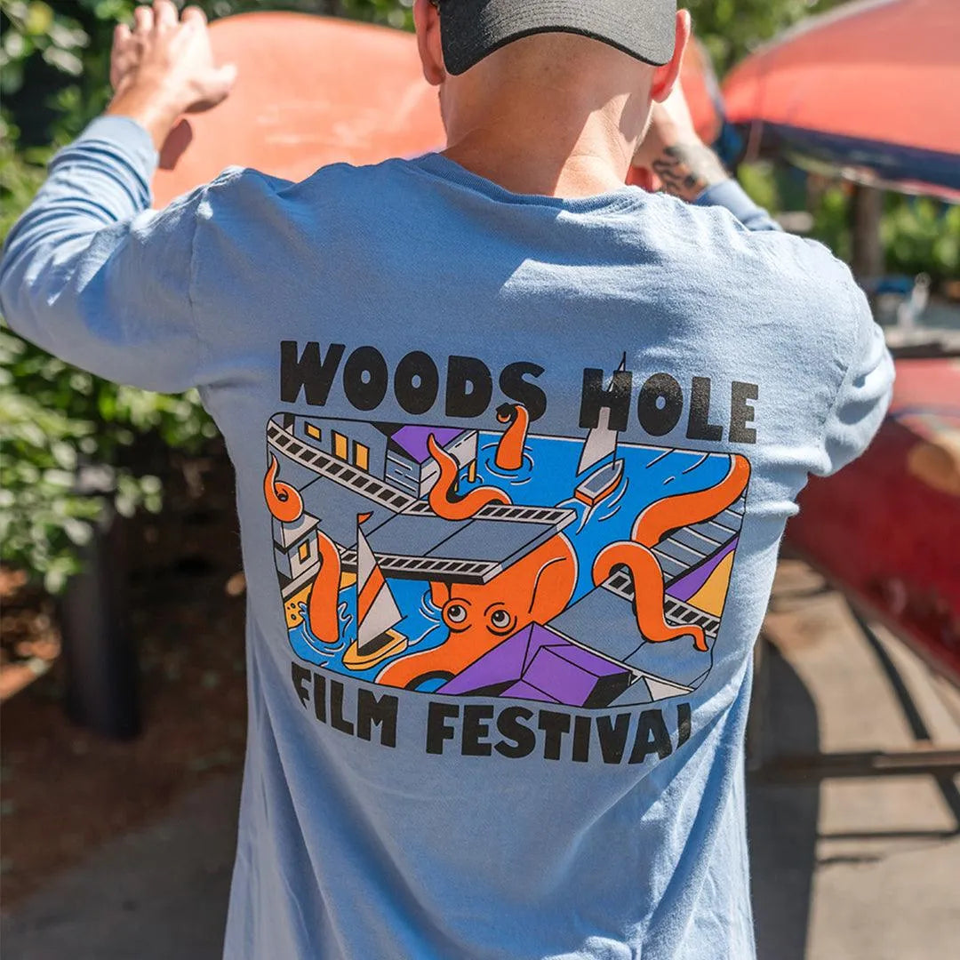 CC x WHFF Kraken Long Sleeve | Cape Clasp - Jewelry For Marine Life Causes